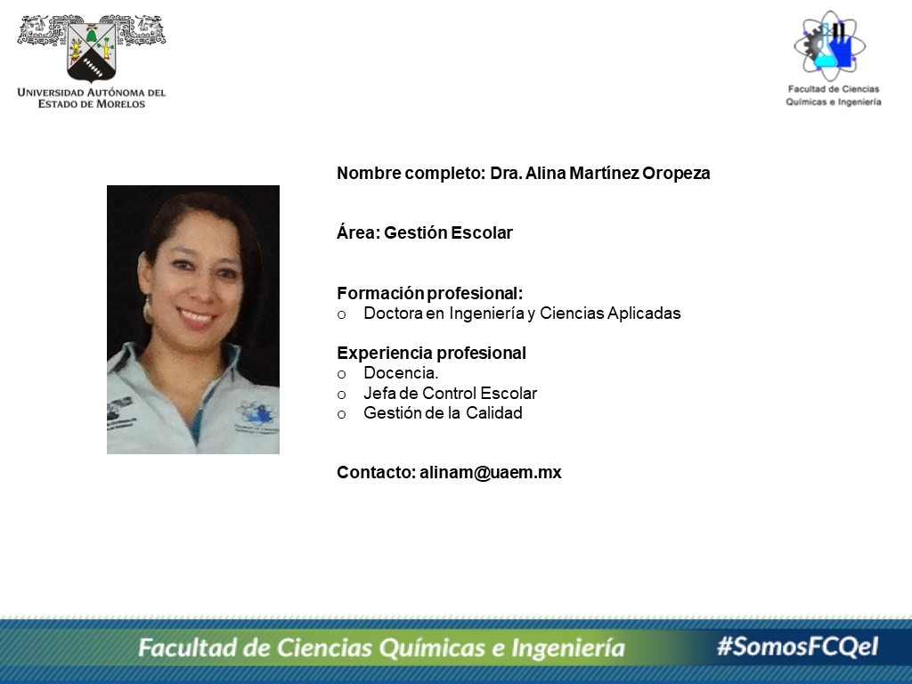 Directorio - Facultad de Ciencias Químicas e Ingeniería
